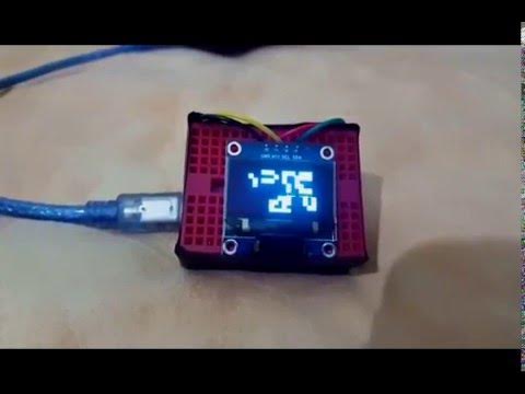 Runtime Projects - Arduino and OLED based Cellular Automata - YouTube