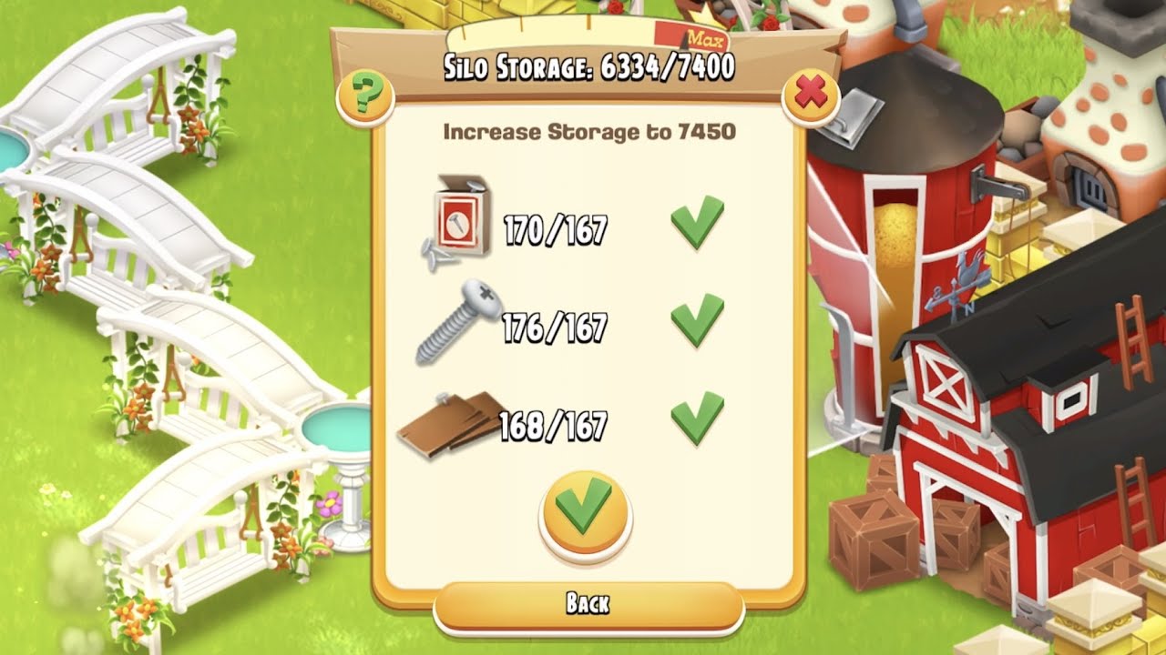 New Silo Storage 7450 | Hay Day Gameplay Level 198 💜 - YouTube