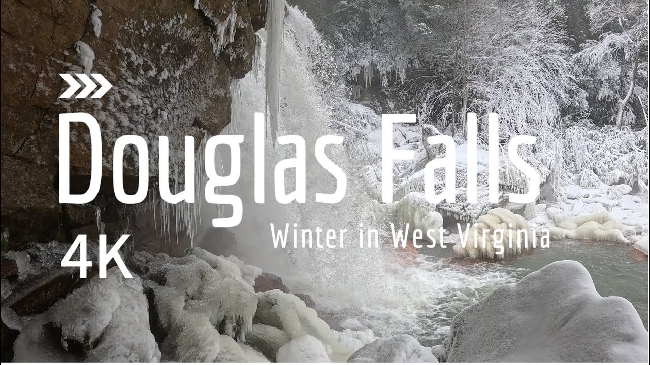 Douglas Falls- Winter in beautiful West Virginia in 4K! #nature #hiking ...