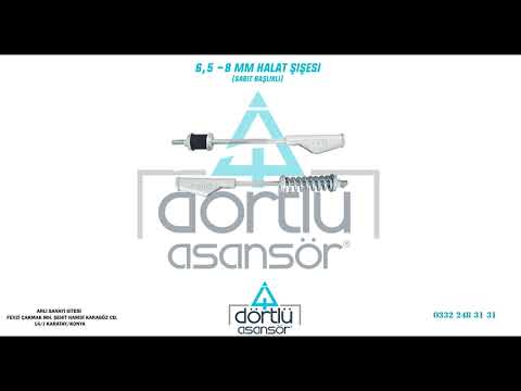 Asansör Sabit Halat Şişeşi / Asansör Halat Şişesi 6,5 mm 8 mm / Asansör Parça Üretimi / Asansör