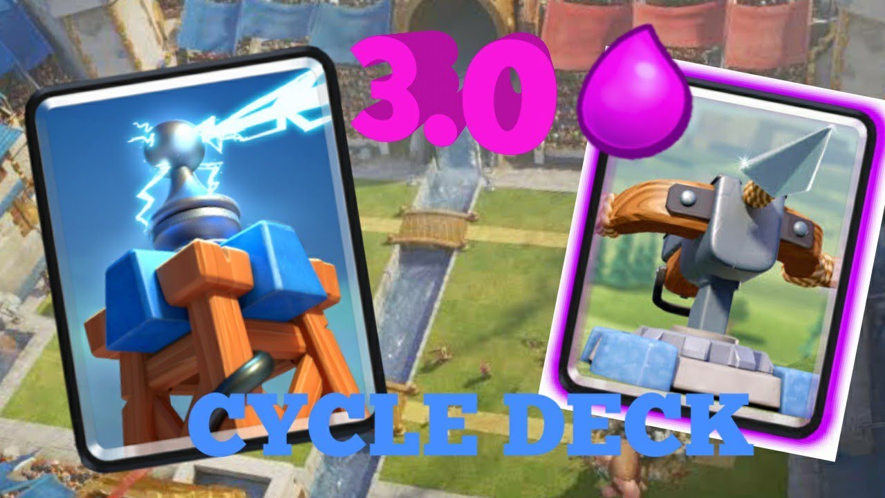 XBOW TESLA DECK GAMEPLAY !! CLASH ROYALE - YouTube