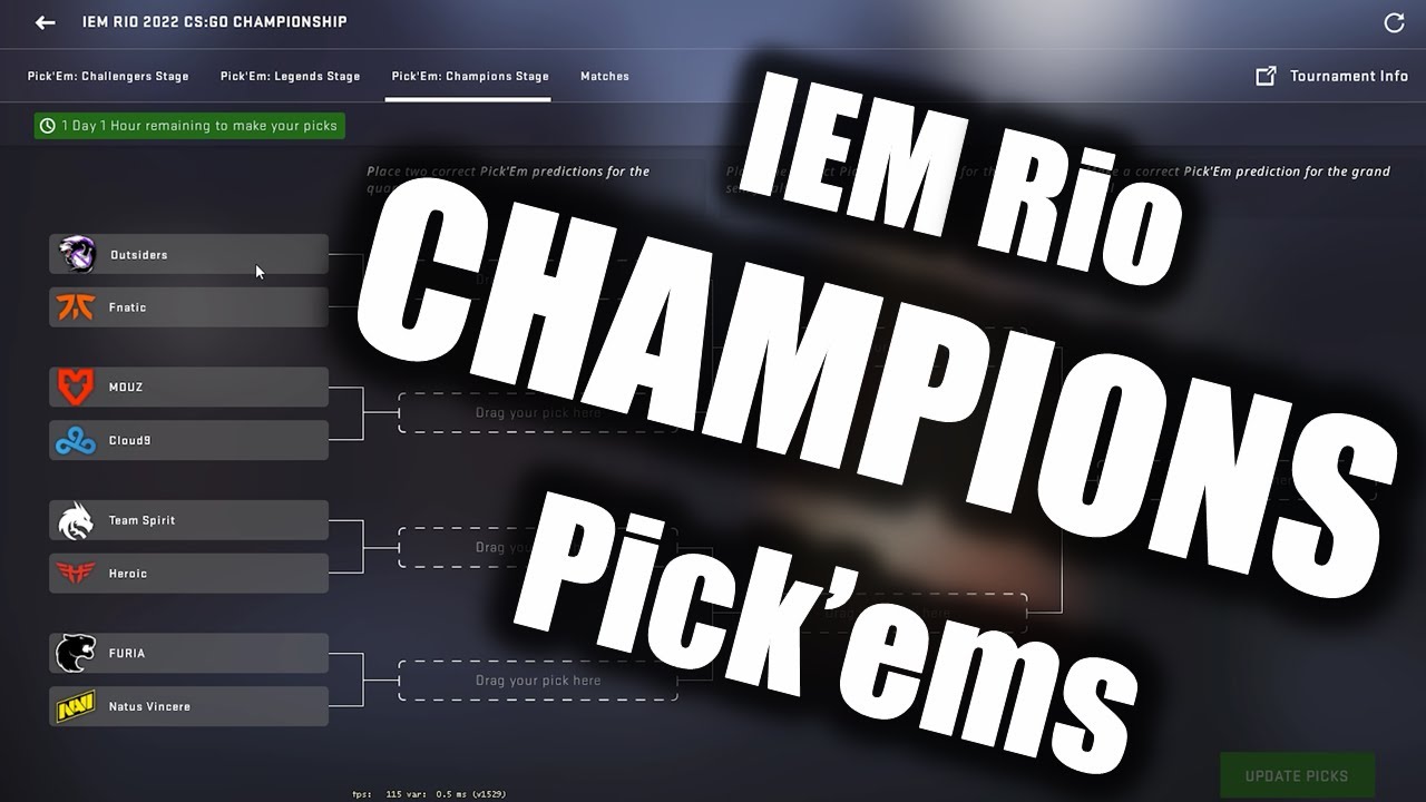 Pick'ems CHAMPIONS: IEM Rio Major - RiP Diamond Coin (Part 3/3) - YouTube