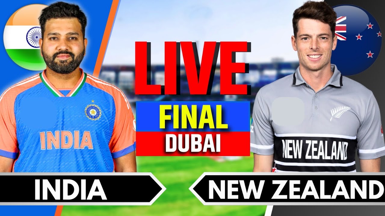 India vs New Zealand, Final | Live Cricket Match Today | IND vs NZ ...