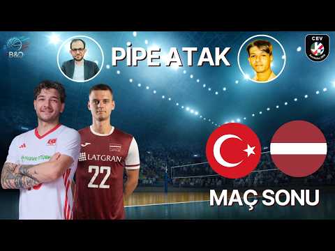 Pipe Atak | CEV Avrupa Erkekler Voleybol Şampiyonası | Türkiye-Letonya Maç Sonu