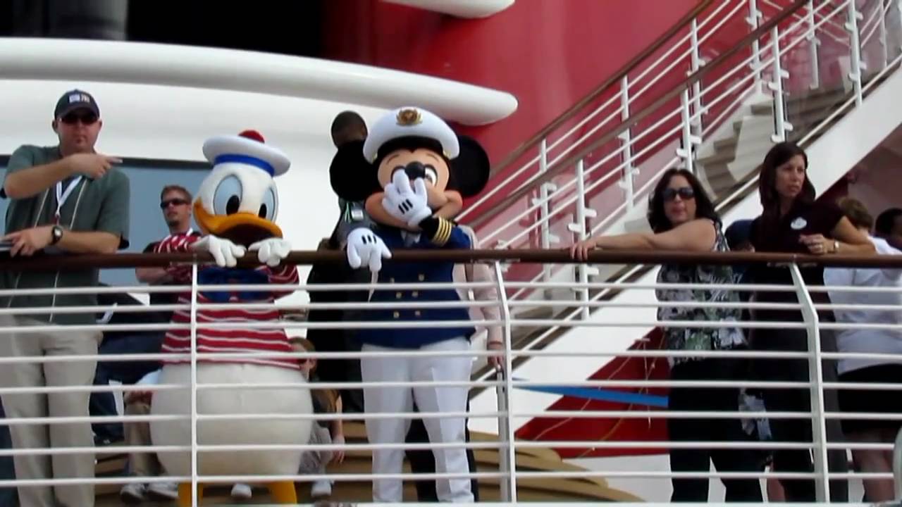 Captain Mickey Mouse and Donald Duck - Disney Dream Christening Cruise ...