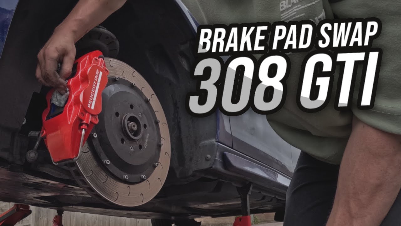 Replacing my 308 GTi brake pads and minor fixes! - YouTube