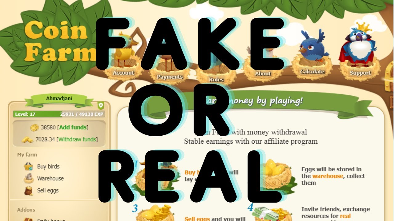 COIN BIRD REAL OR FAKE I COIN FARM WITHDRAW PROOF I SA TECH OFFICAL ...