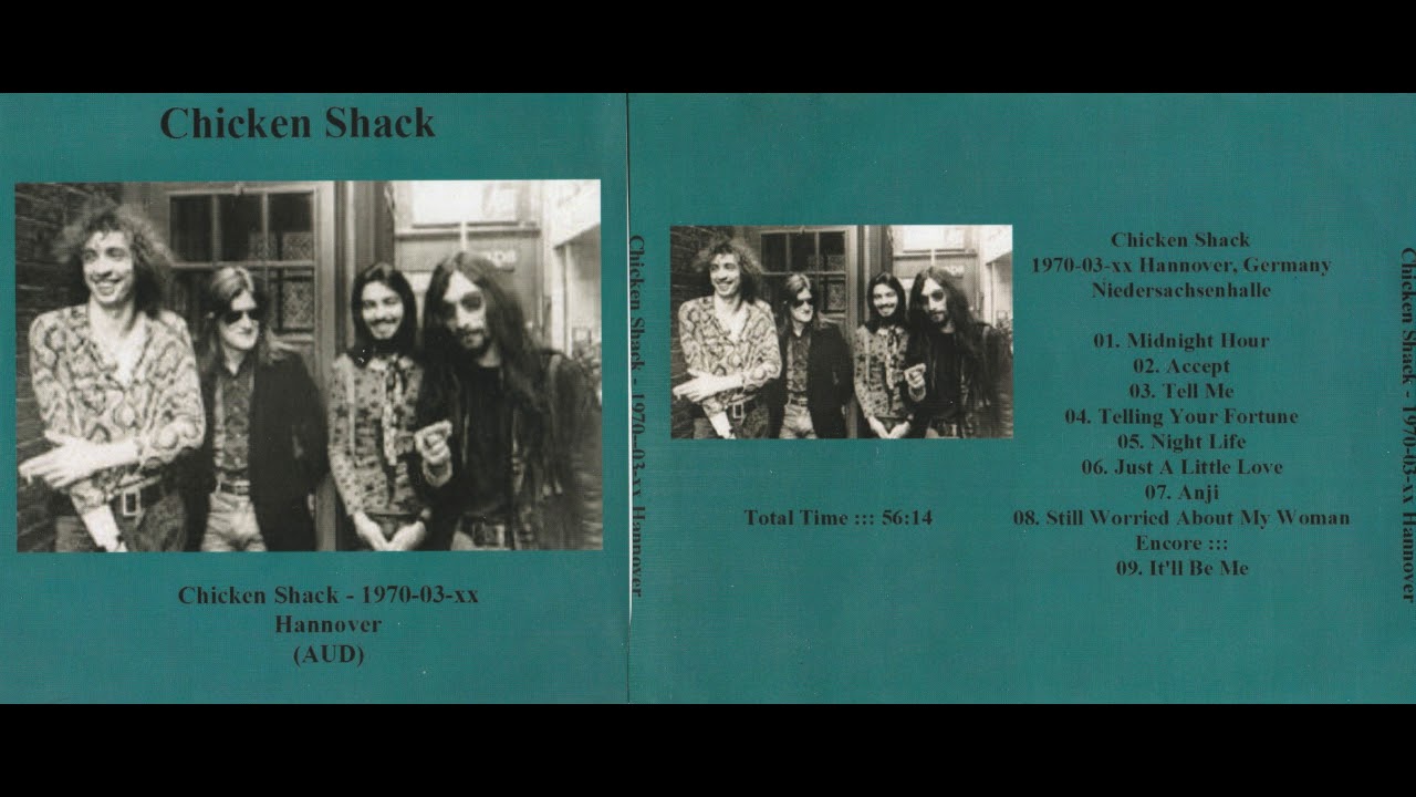CHICKEN SHACK live in Hannover, Germany, xx.03.1970 - YouTube