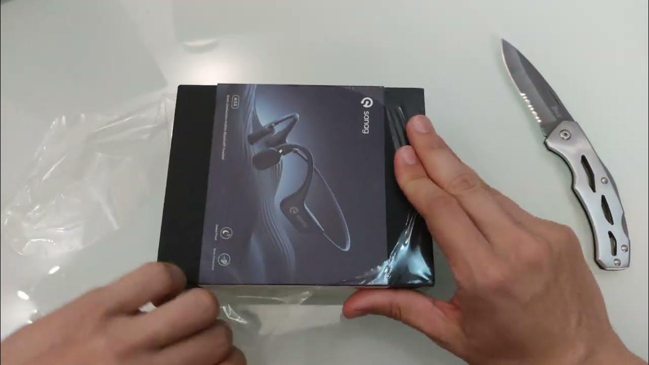 Unboxing Sanag A5x Bone Conduction Headphones From Aliexpress Youtube