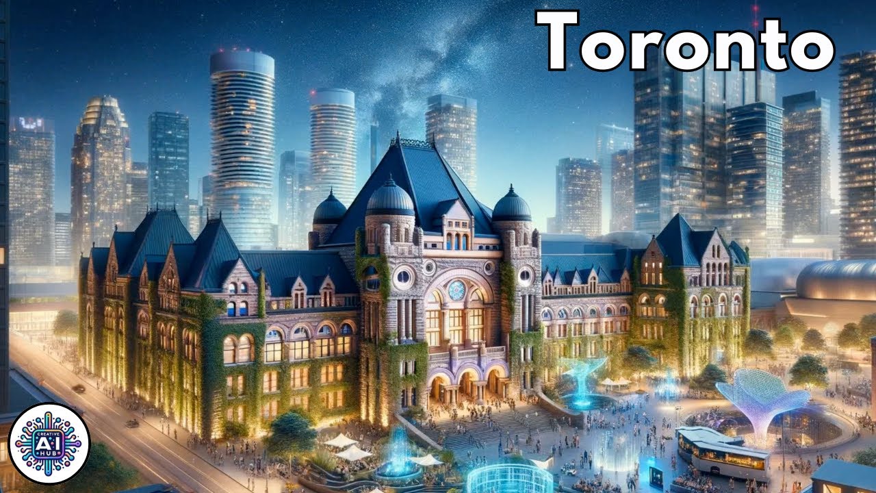 Asking AI how Toronto will look in 2100 - YouTube