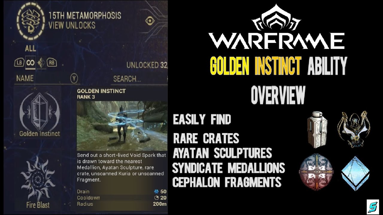 Warframe - How To Find Easy Ayatan Sculptures! (Golden Instinct Ability ...