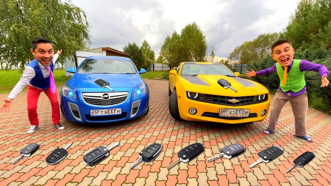 Chevrolet Camaro & Opel Insignia VS Mr. Joe & Mr. Joker Found Car Keys ...