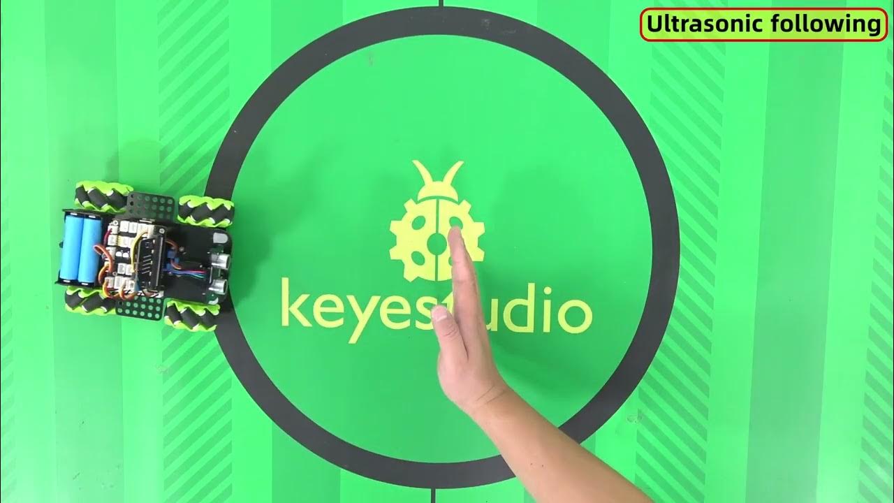 4WD Mecanum Smart Robot Car with BBC Micro:bit V2 | Makecode and Python - YouTube
