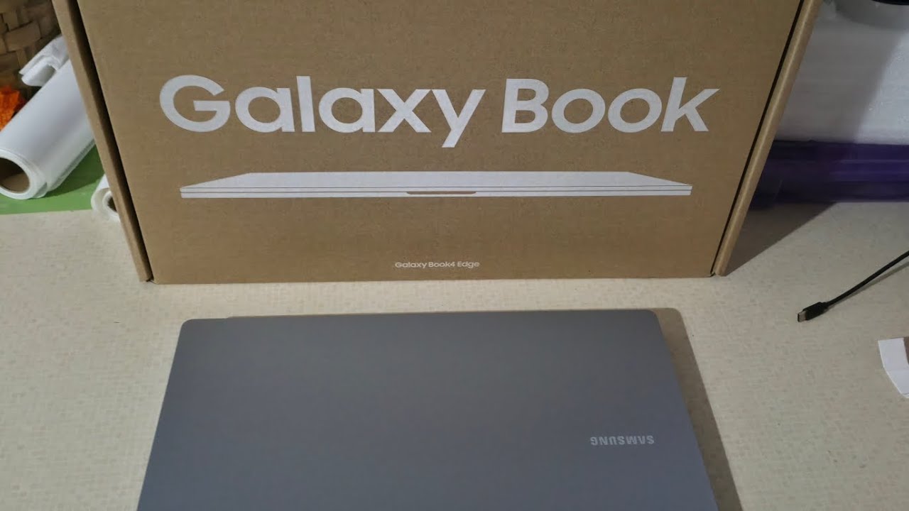 Unboxing Samsung Galaxy Book 4 Edge - YouTube