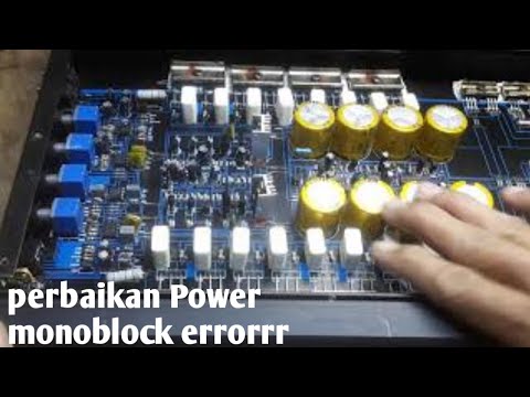 Power monoblock tidak bisa bunyi solusinya cukup kasih R saja - YouTube