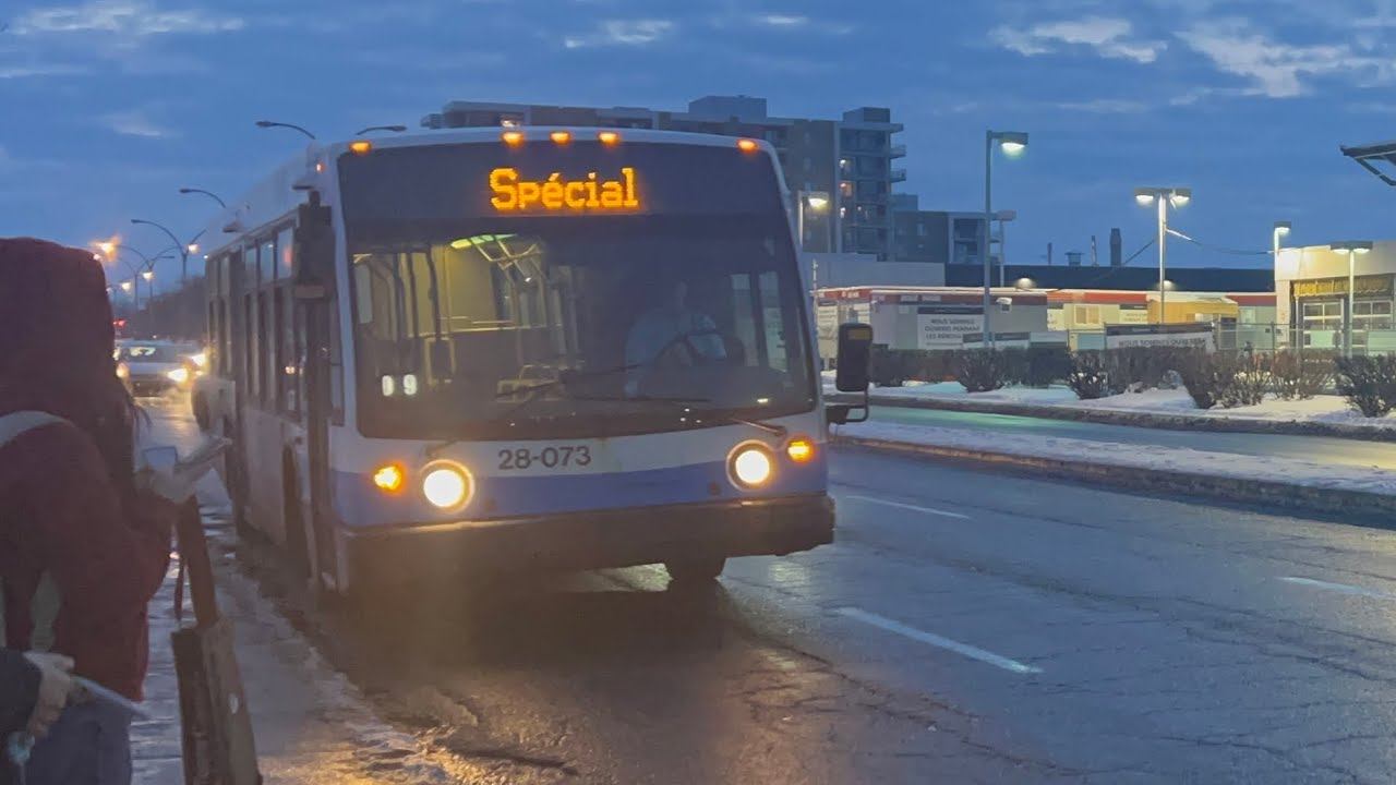 Ride on STM route 419 (#28-073) - YouTube