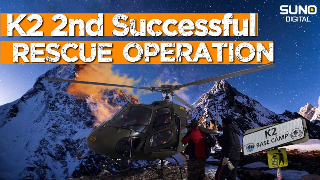 The second successful rescue operation in the history of K2 ...