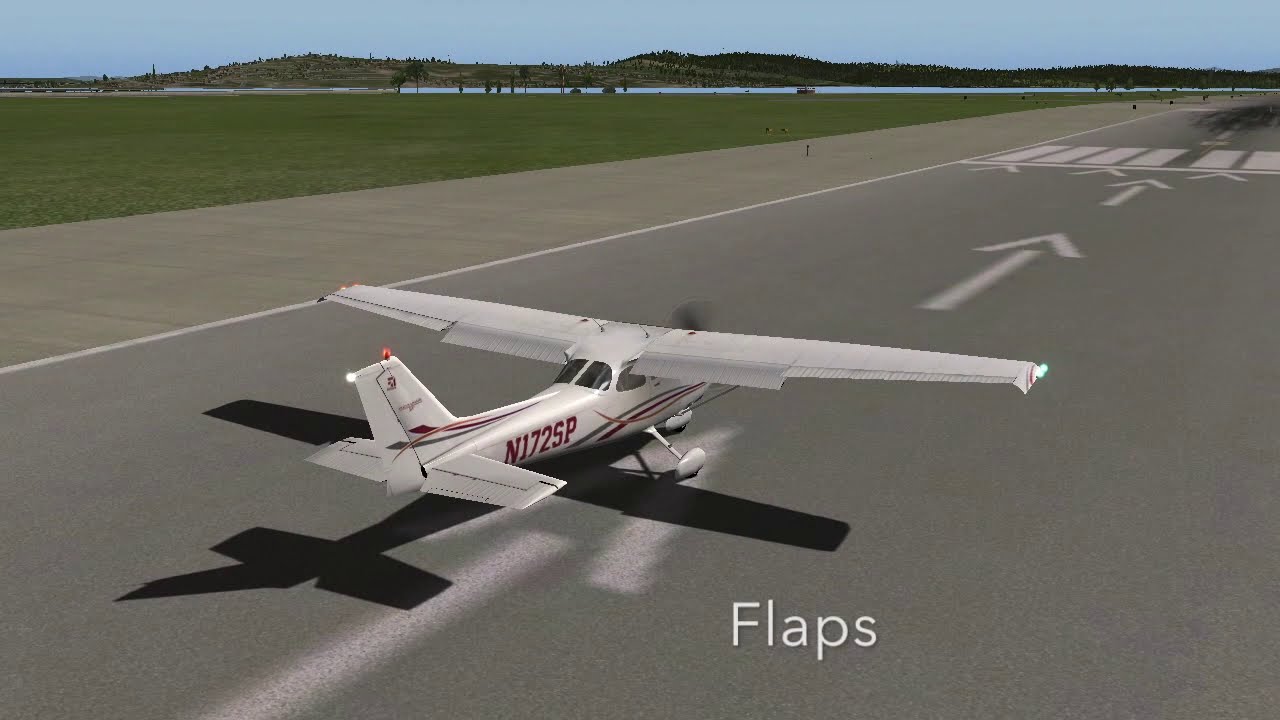 X-Plane Cessna 172 Piloting Instruction, lesson 1 - YouTube