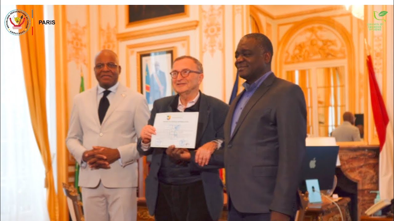 Remise officielle du diplôme de Docteur Honoris Causa à l’Ambassade de ...