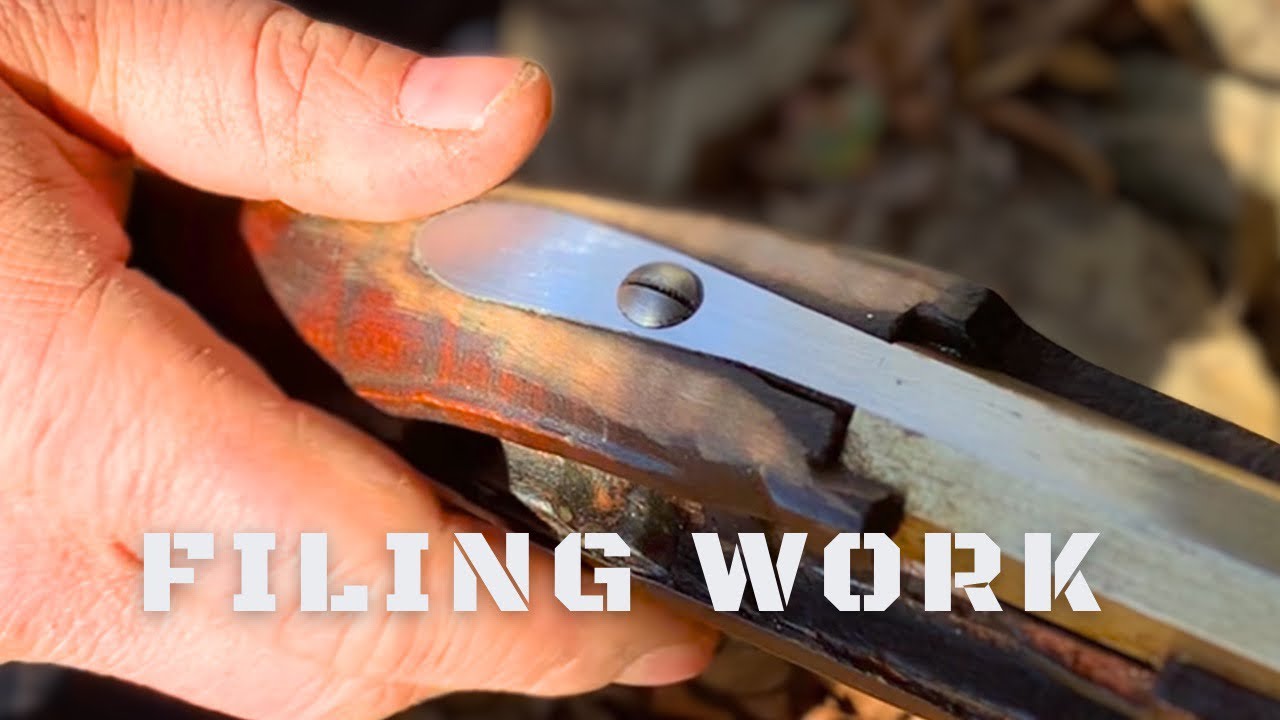 Filing a Flintlock Breech Tang - YouTube