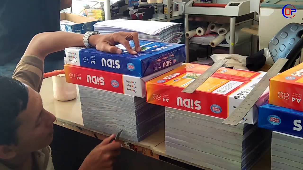 Proses Pembuatan Nota Rangkap 4 NCR - YouTube