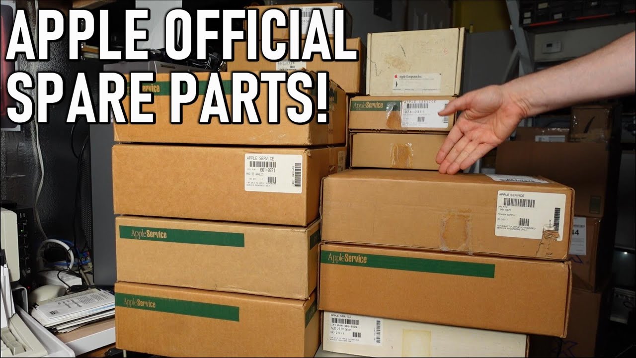 Exploring original Apple Service Center parts from the 80s and 90s ...