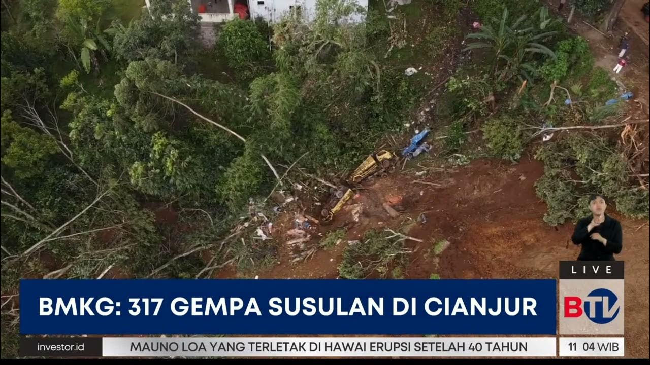 BMKG: 317 Kali Gempa Susulan di Cianjur - YouTube