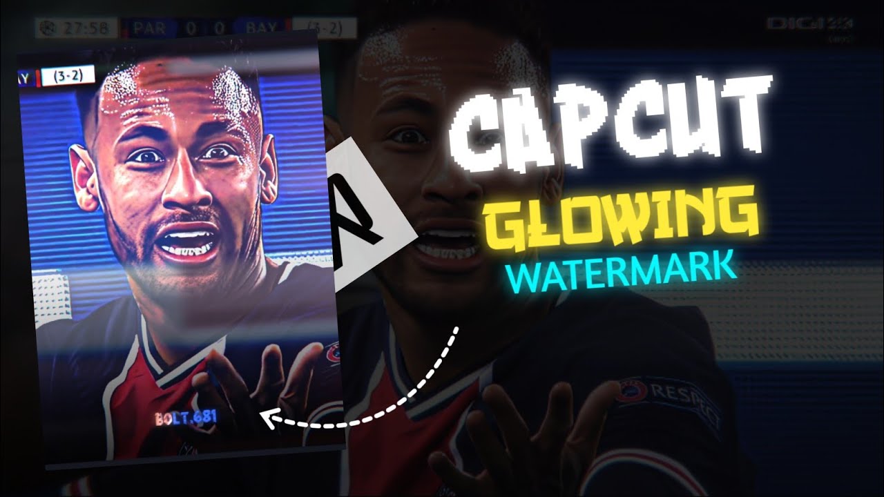 CAPCUT | GLOWING WATERMARK TUTORIAL | AE - YouTube