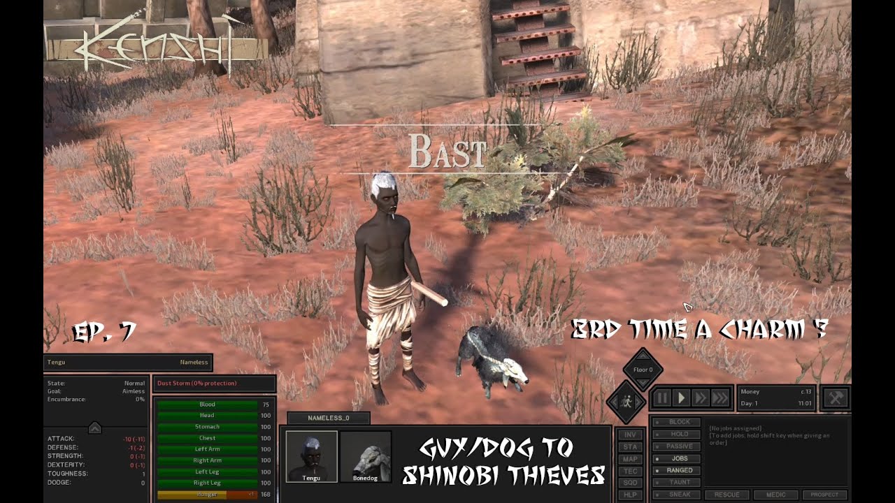 Kenshi - Guy/Dog to Shinobi Thieves - YouTube
