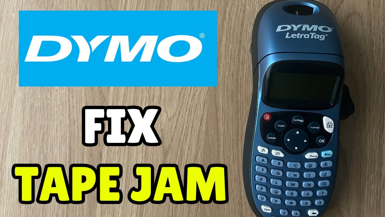 How To Fix Tape Jam On Dymo Label Maker LetraTag - Full Guide - YouTube