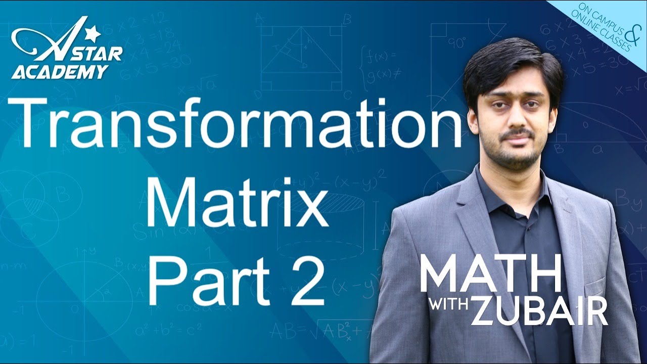 Transformation Matrix past paper question | Math O Level - YouTube