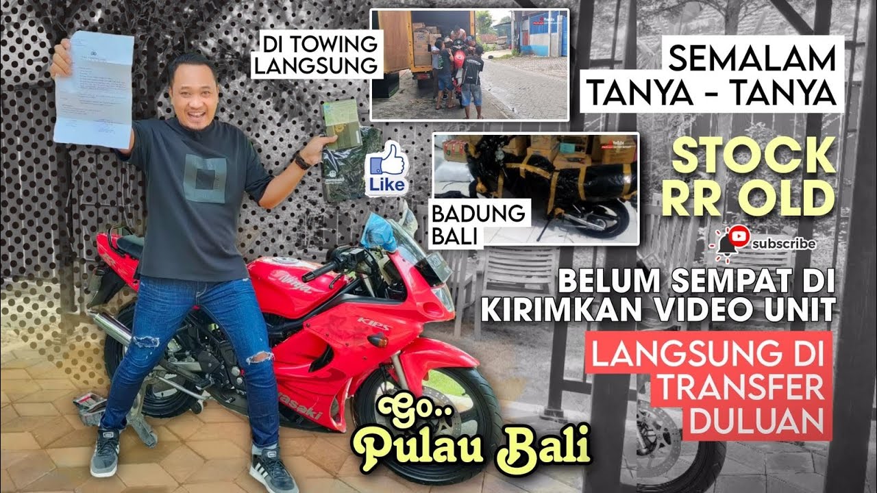 Paket TOWING Customer ONLINE Sultan Pulau BALI Bli Bima Nata Ninja RR OLD "SOLD OUT" FMS GRESIK ...