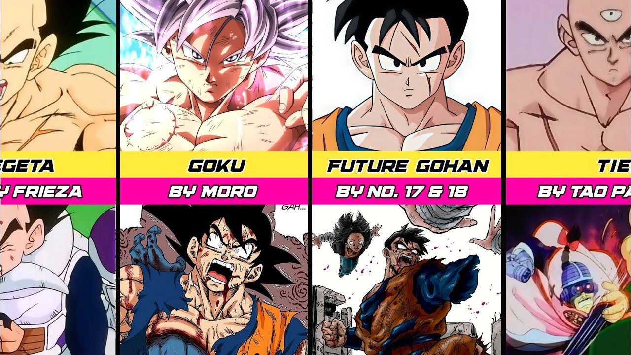 How dragon ball characters got their scar - YouTube