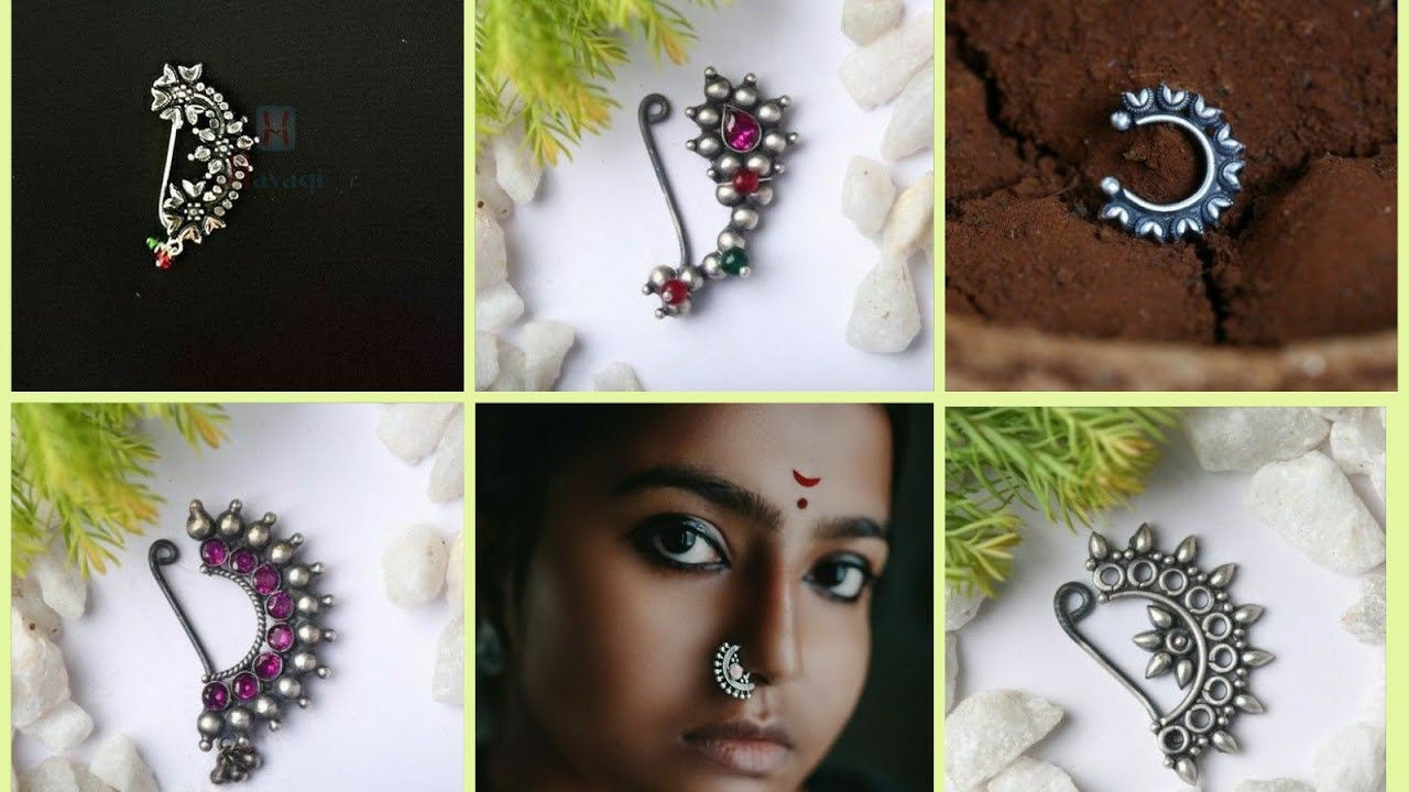 new latest Tardional Nath silver /Maharashtra bridal nath in silver ...
