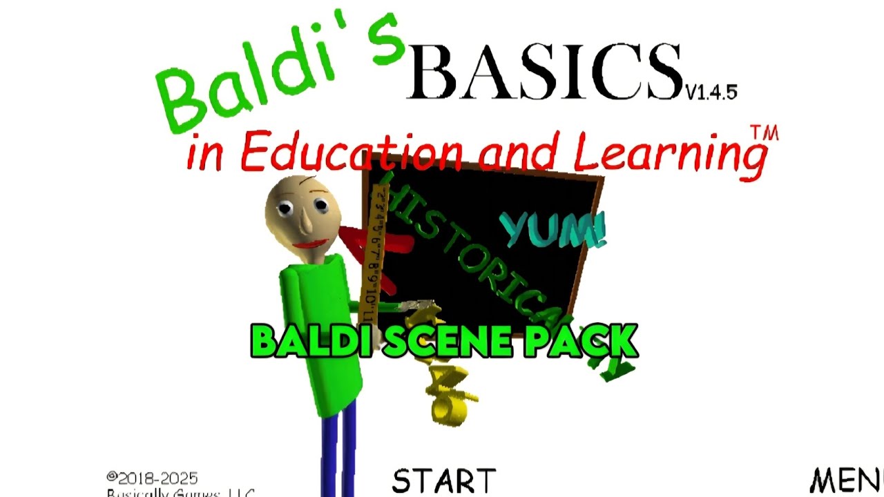 Baldi scene pack (clips for editing) - YouTube