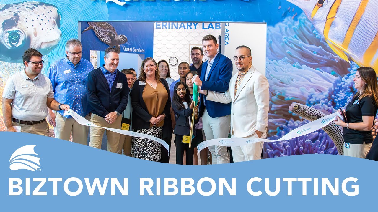 From Classroom to Careers: The Florida Aquarium Opens At BizTown - YouTube