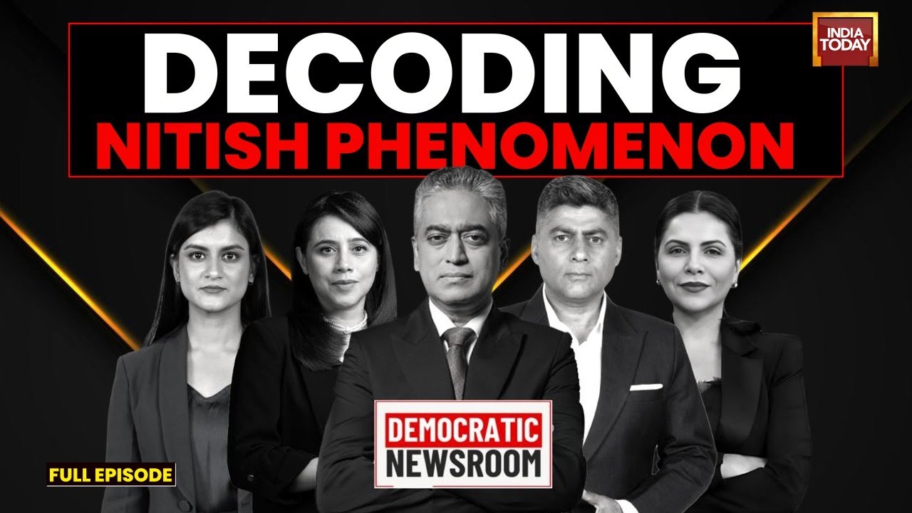 Democratic Newsroom Debates Nitish Kumar's Legacy: Sushasan Babu Or ...