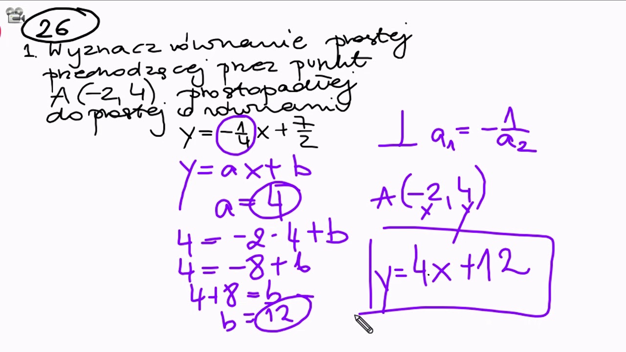PROSTE PROSTOPADŁE I PROSTE RÓWNOLEGŁE (ciąg dalszy) - YouTube