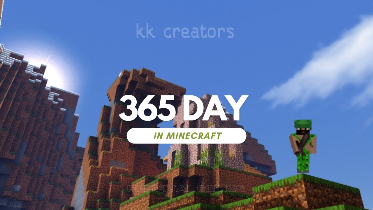365 days in Minecraft /Minecraft survival series - YouTube
