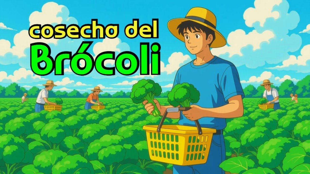 Cómo se Cosecha el Brócoli - YouTube