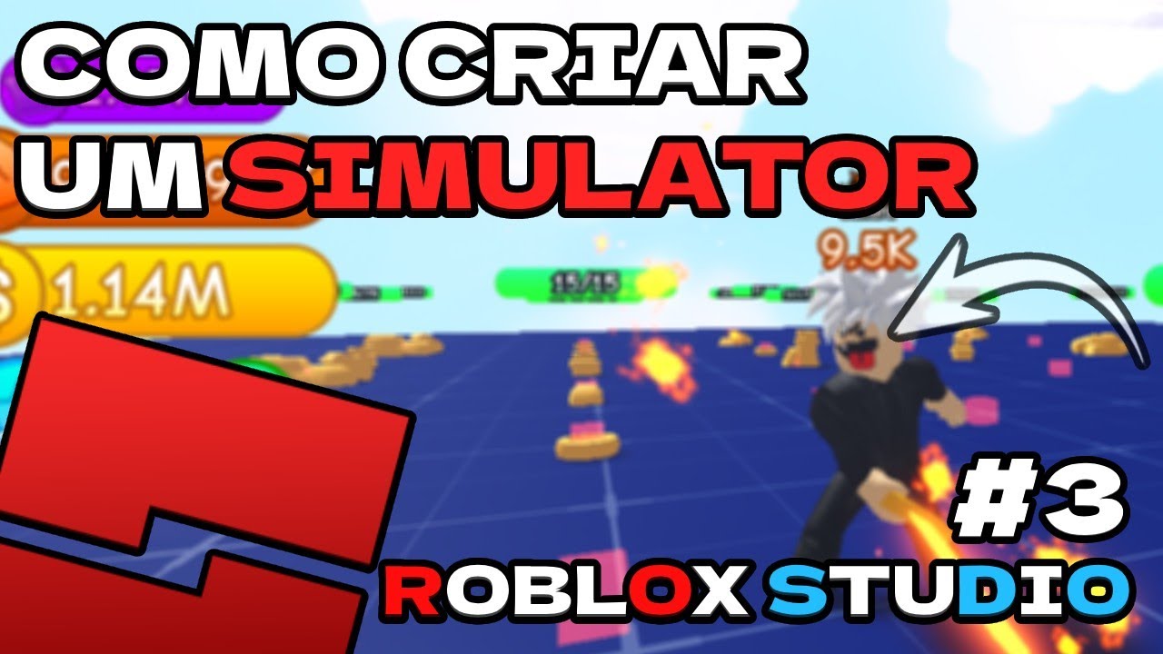 COMO CRIAR UM SIMULATOR NO ROBLOX STUDIO! #3 (RANKS, ATAQUE E MOEDAS ...