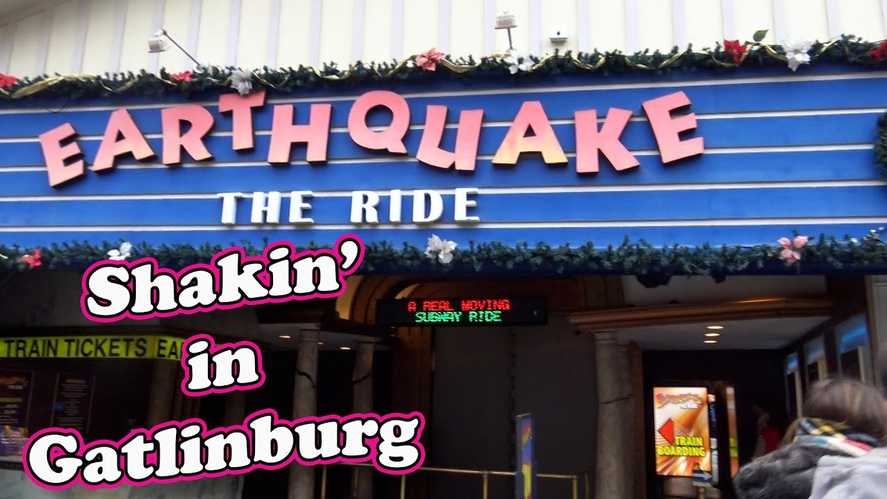 Earthquake the Ride, Gatlinburg, Tennessee's Dark Ride - YouTube