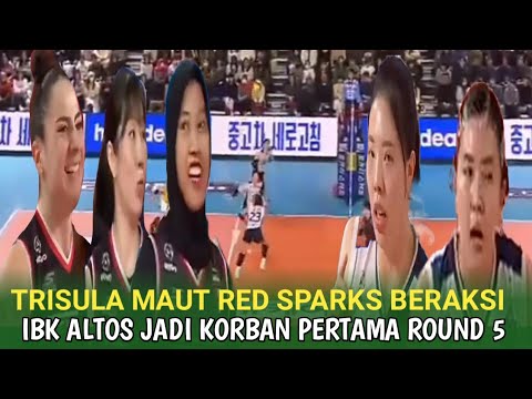 HASIL RED SPARKS vs IBK ALTOS ROUND 5 (1/2/2024) - SMASH GELEDEK MEGATRON JADI PENENTU ...