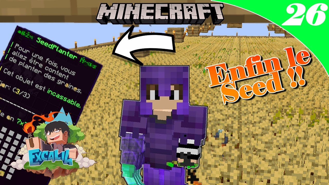 Ce SEED PLANTER est CHEATÉ !! | Excalia #26 [Minecraft] - YouTube