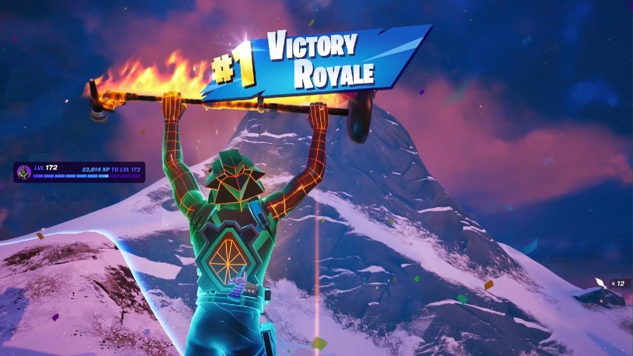 *NEW* MALE NEON LION LLION SKIN IN FORTNITE PS5 + A VICTORY ROYALE WIN ...