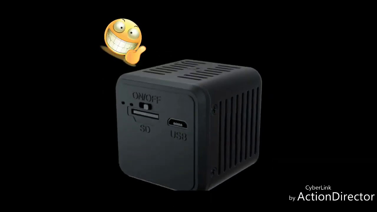 큐브형 무선 CCTV 300만화소 휴대용 초소형 카메라 64G - YouTube