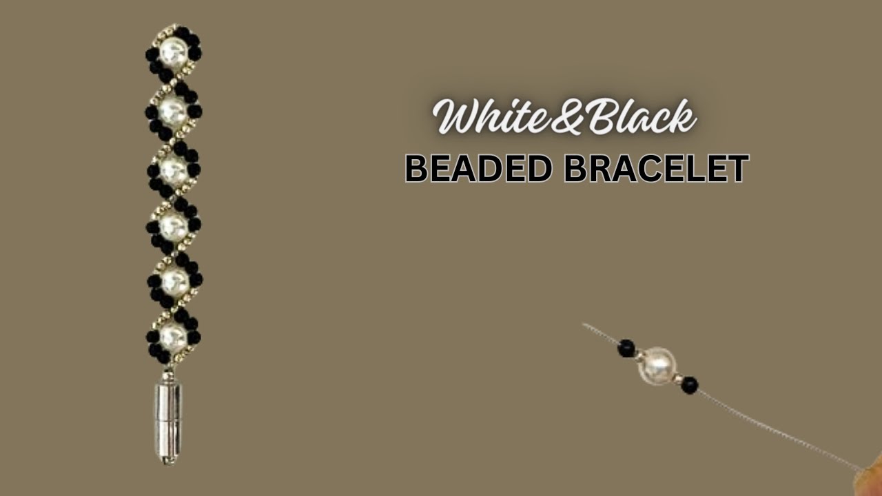 Beads bracelet tutorial. Beading jewelry for beginners. How to make a ...