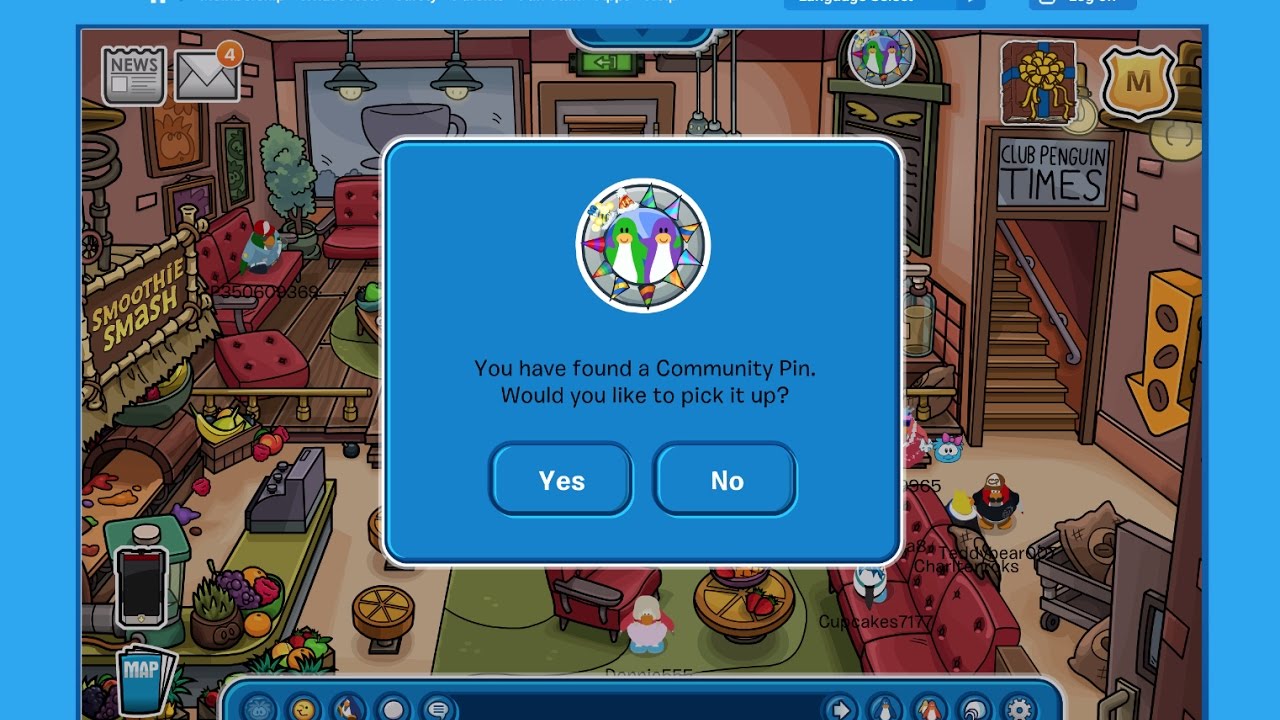 Club Penguin Island Community Pin 4K - YouTube
