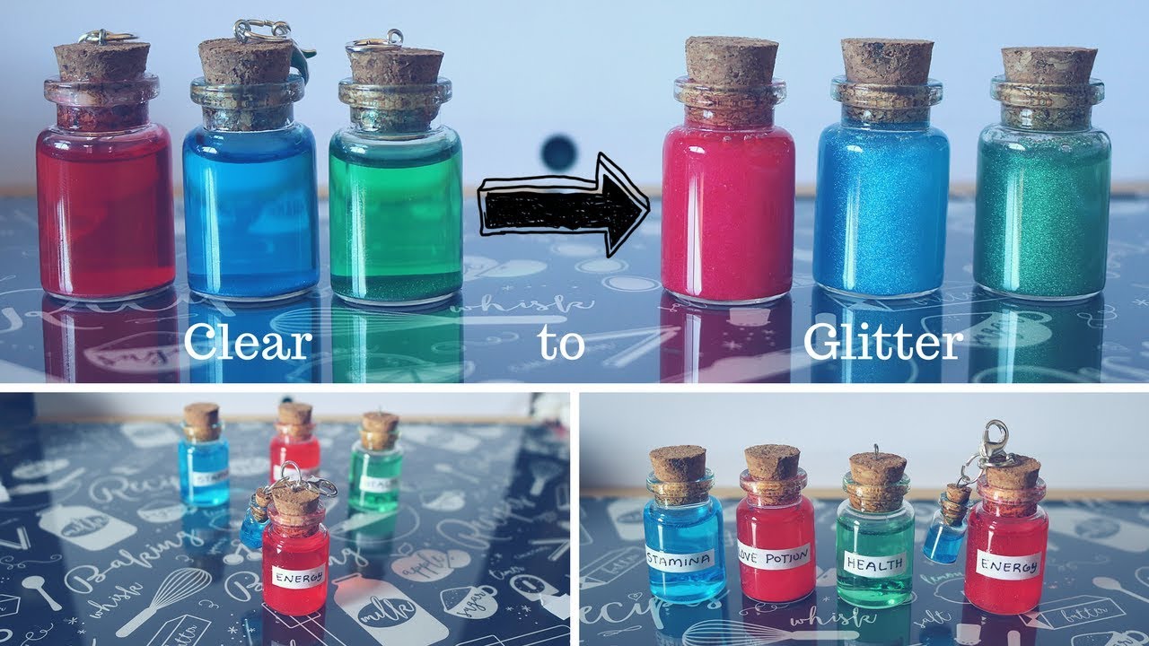 Watch Me: DIY Glitter Gamer Potion Drink Bottles - YouTube