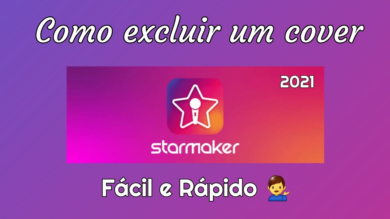 Como excluir um cover no aplicativo Star Maker - YouTube